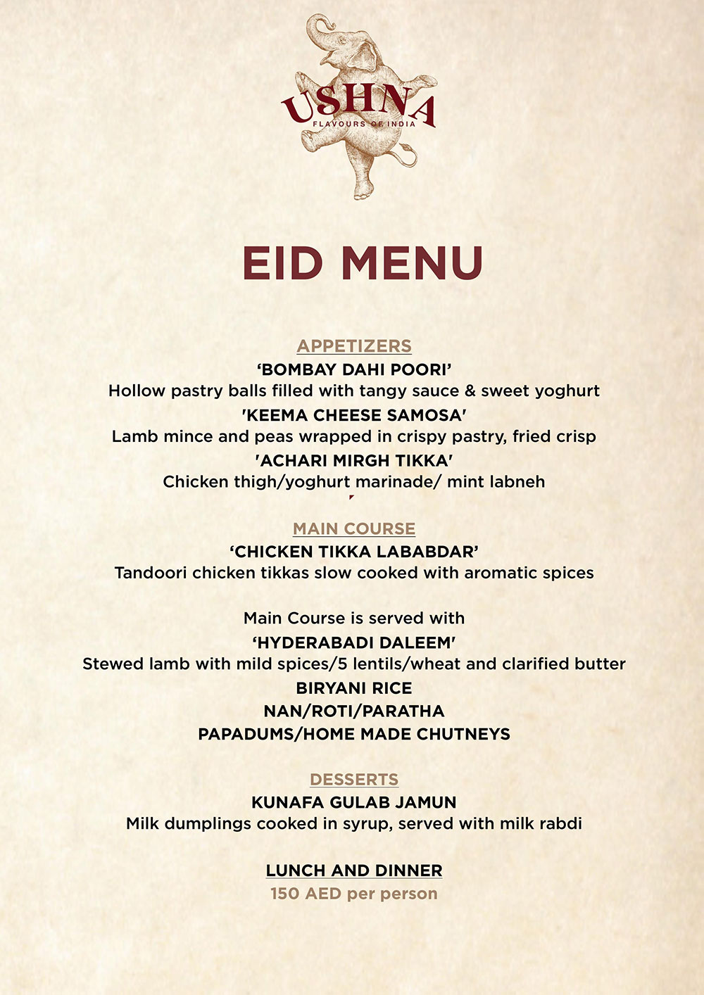 Ushna - Dubai - Ushna Restaurant